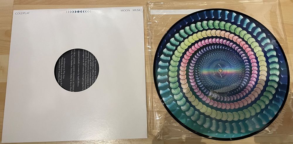 Coldplay Moon Music Vinyl Lp Zoetrope 3192/5000 (Gebraucht) in ...