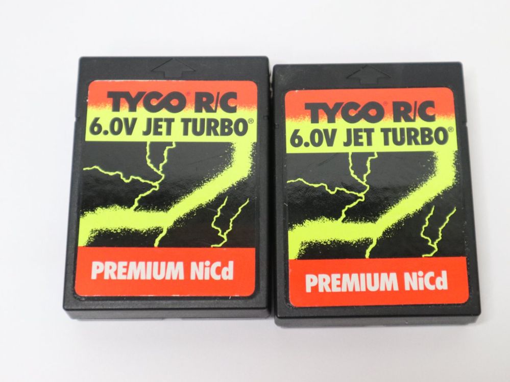 Tyco 2x 6 V Jet Turbo Akku Restposten neu (Neu (gemäss Beschreibung ...