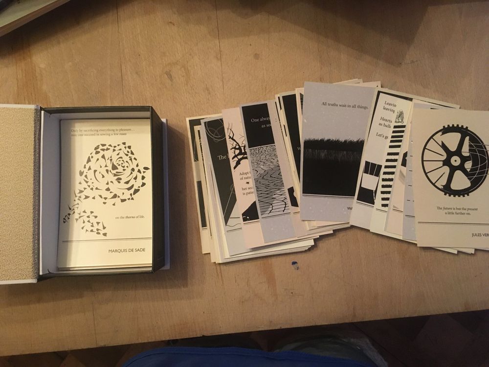 Literary Postcards in beautiful box | Literatur-Postkarten (Neu (gemäss ...