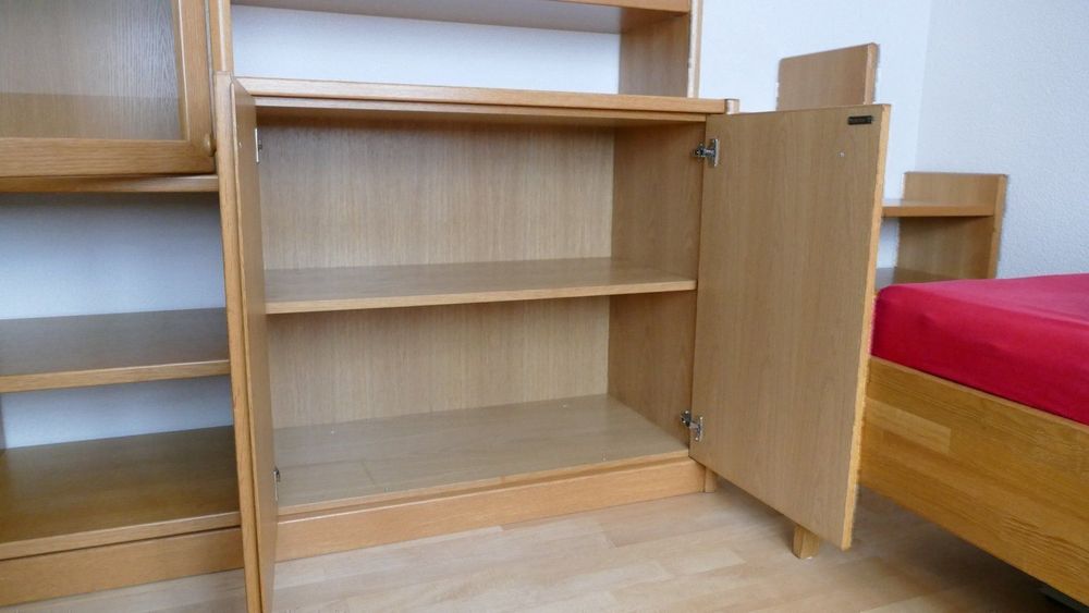 HÜLSTA TOPSIDE WOHNWAND REGAL VITRINE EICHE NATUR HOLZ (D'occasion) à ...