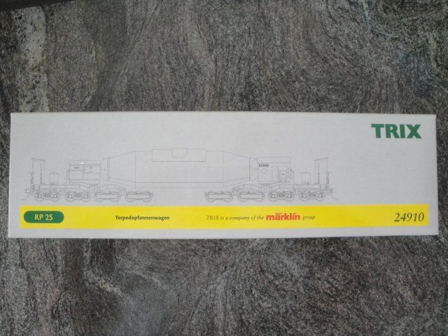 Trix HO 24910. Wagon Torpille 16 essieux , vieilli d'usine | Kaufen auf ...