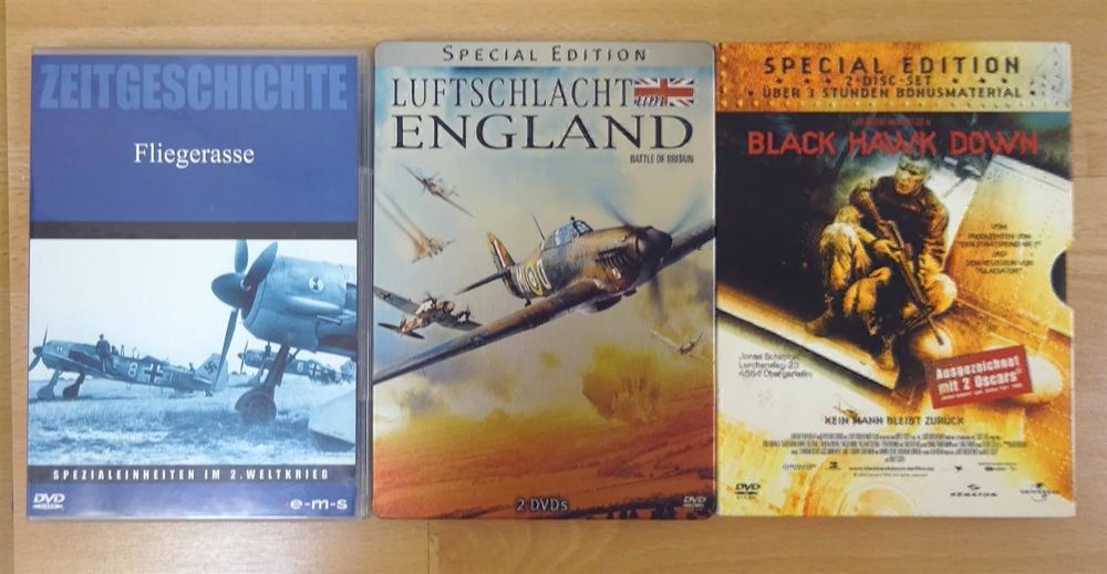 DVD Paket - 3 DVDs - Krieg / Fliegerei (Gebraucht) in Zofingen für CHF 18.9 – mit Lieferung auf ...