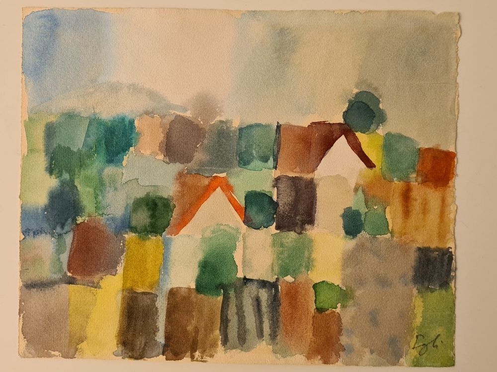 Hans EGLI (1928) Aquarell handsigniert (Gebraucht) in Emmenbrücke für CHF 280 – mit Lieferung ...