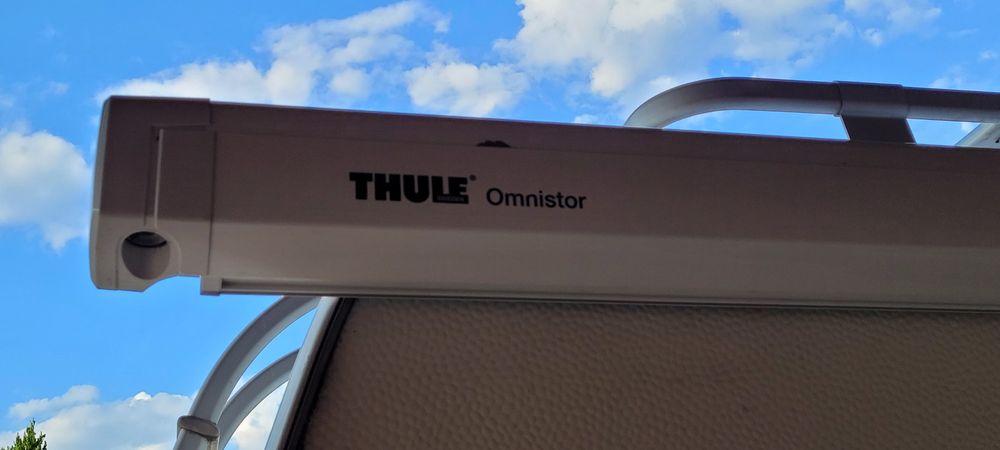 Markise Thule Omnistor 5200 3.5m weiss / Tuch mystic grau (Gebraucht ...