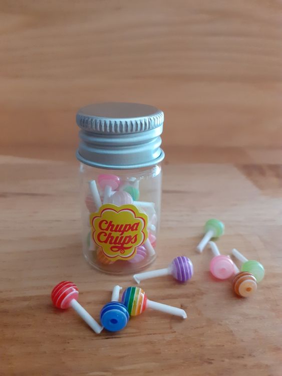 Chupa Chups 20 Lollipops Verkaufsladen Setzkasten Puppenhaus | Kaufen ...