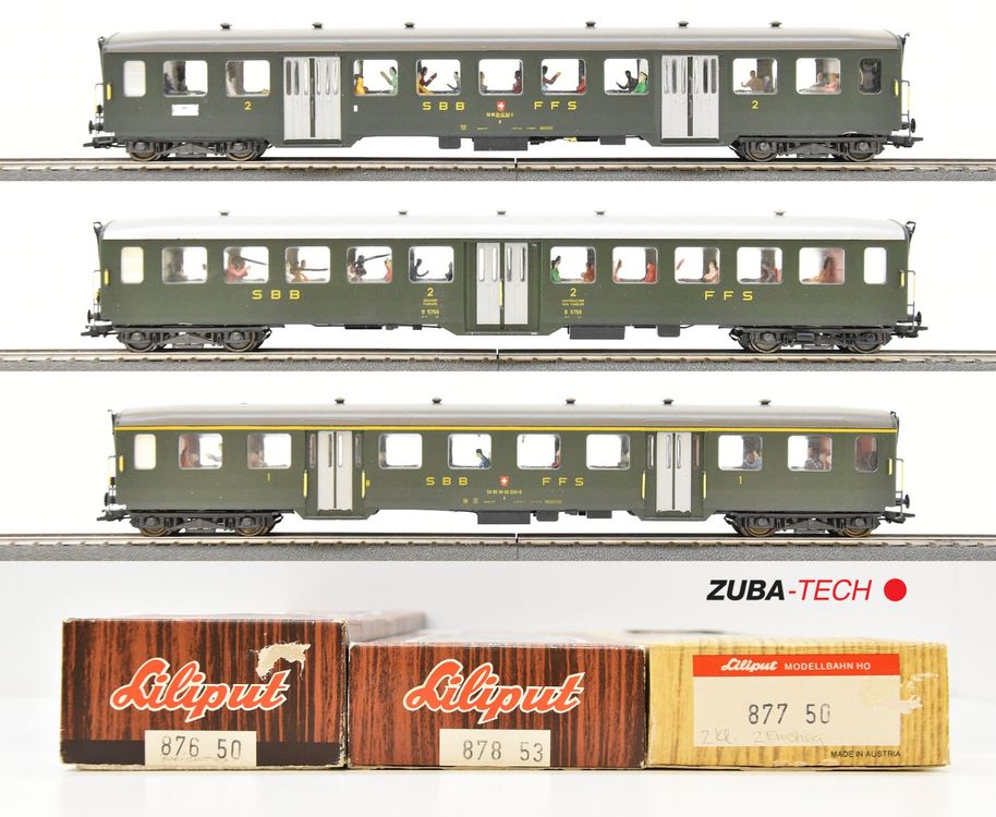 Liliput 3x Leichtstahlwagen der SBB, H0 GS mit OVP (Gebraucht) in St. Gallen für CHF 49 – mit ...