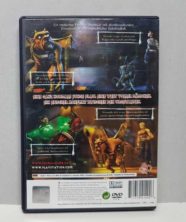 Primal eine ganz normale Junge Frau voller Dämonen PS2 (Gebraucht) in ...