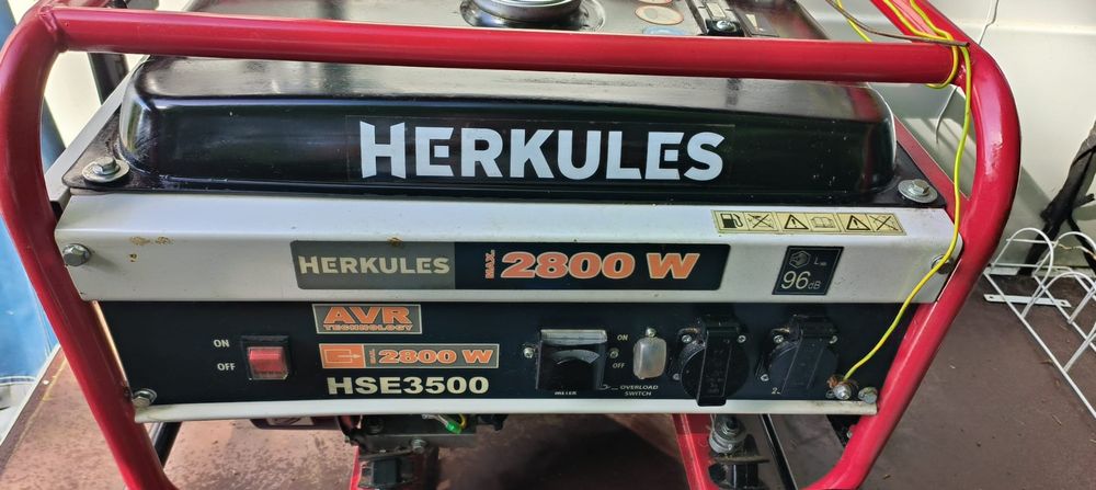 Herkules Stromerzeuger 2800W Benzin Generator HSE3500 AVR | Kaufen auf ...