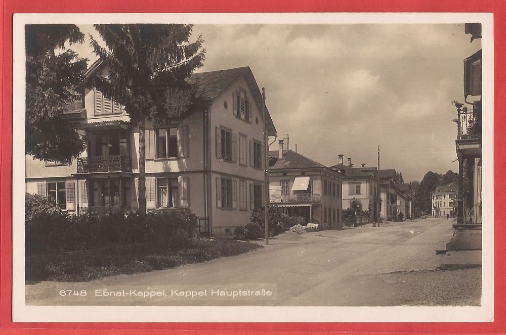 Ebnat-Kappel im Toggenburg - Hauptstrasse ca. 1930 (Gebraucht) in Fislisbach für CHF 8 – mit ...