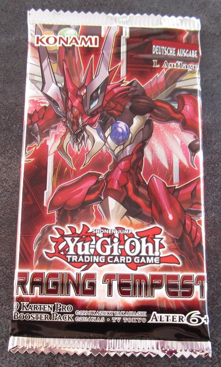 Yu-Gi-Oh! Booster Raging Tempest 1. Aufl (Neu und originalverpackt) in ...