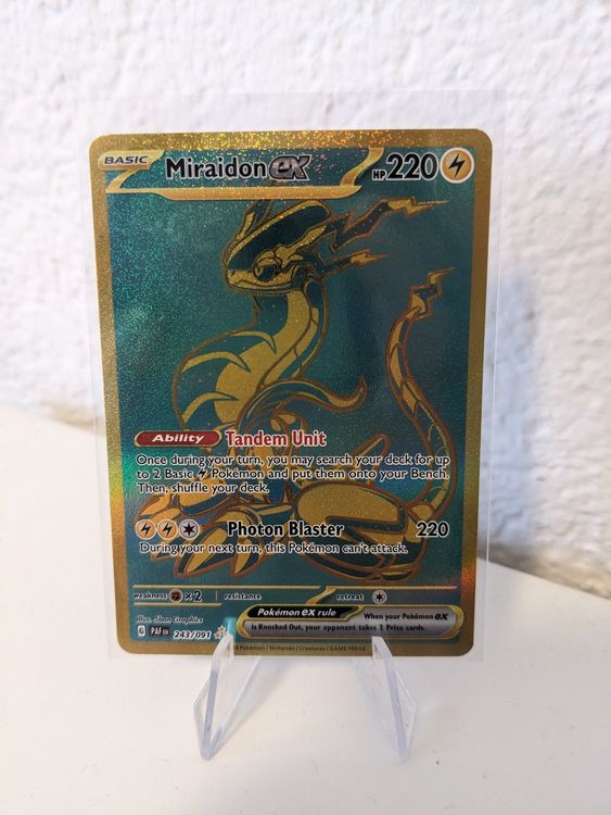 Pokemon Paldean Fates - Miraidon EX 243/091 ( EN ) ab 1Fr!! (Neu ...