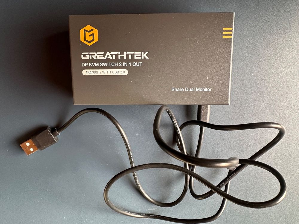 Dual screen switch (KVM) - Greatthtek 4K@60Hz | Kaufen auf Ricardo
