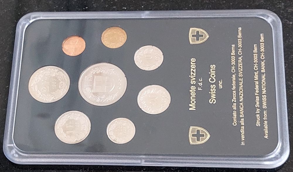 Münzsatz Schweiz 1983 stgl. (Neu (gemäss Beschreibung)) in Arch für CHF 26 – mit Lieferung auf ...