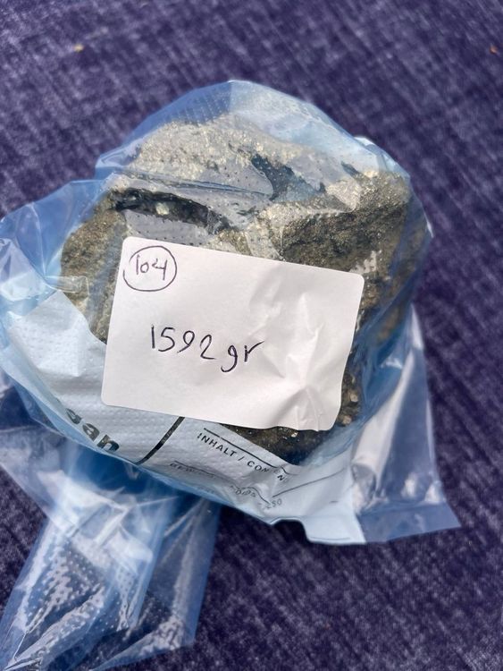 Pyrit Rohstein, 1592gr, Glücksbringer, Sammlerstück (104) (Gebraucht ...