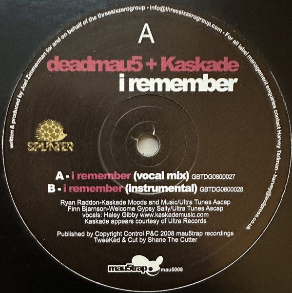 DEADMAU5 + KASKADE - VINYL 12" - HOUSE (Gebraucht) in PORRENTRTUY für ...