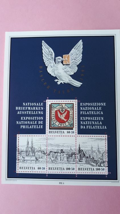 Block NABRA 1995 Motiv Basler Taube (Neu (gemäss Beschreibung)) in Seewen SZ für CHF 3.3 – mit ...