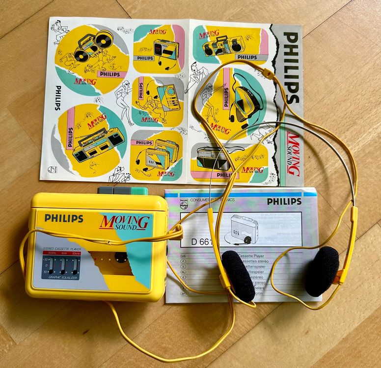 Walkman Philips D6616 Moving Sound Vintage 80s (Gebraucht) in für CHF ...