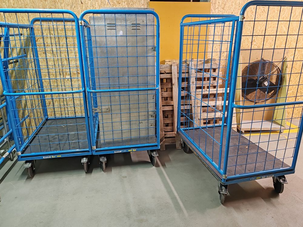 EUROKRAFT Transportwagen, Gitterwagen Lagertechnik Trolley (Gebraucht ...