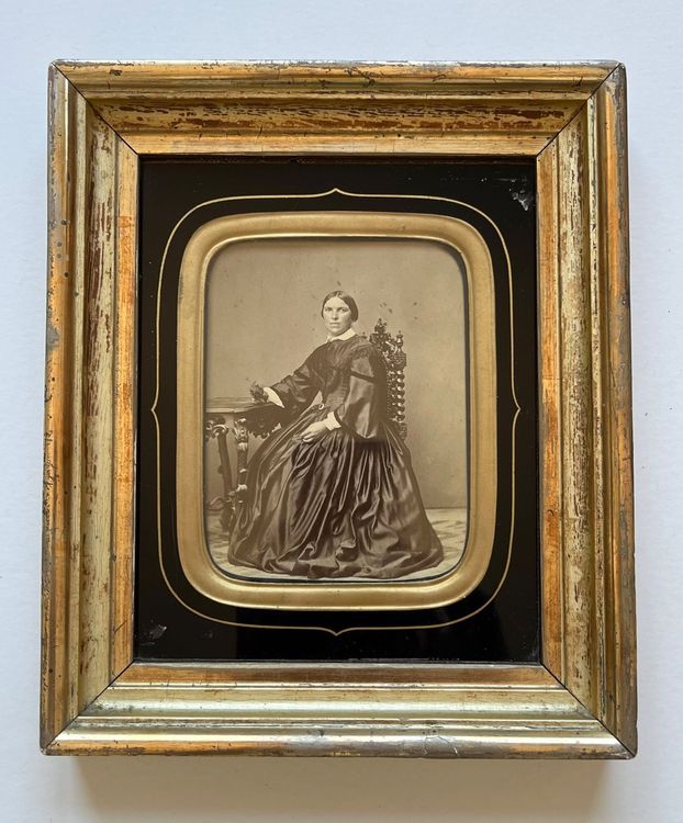 Antikes Foto Dame Arbon gerahmt Fotografie Portrait (Gebraucht) in ...