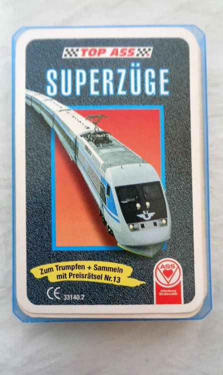 Eisenbahn Quartett - Superzüge / 32 Karten ab Fr. 3.- (Gebraucht) in Bellach für CHF 3 – mit ...