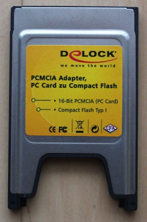 PCMCIA Compactflash-Adapter Delock | Kaufen auf Ricardo