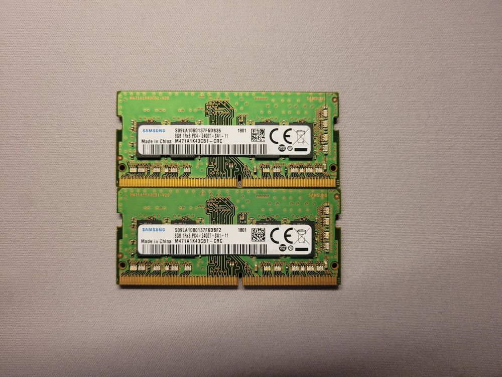 Samsung 16GB (2x8) DDR4 2400MHZ Laptop Ram | Kaufen auf Ricardo