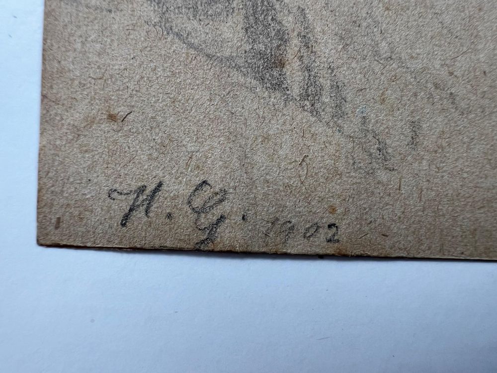 Antike Landschaft zeichnung Signiert. (Gebraucht) in Neuhausen am Rheinfall für CHF 5 – mit ...