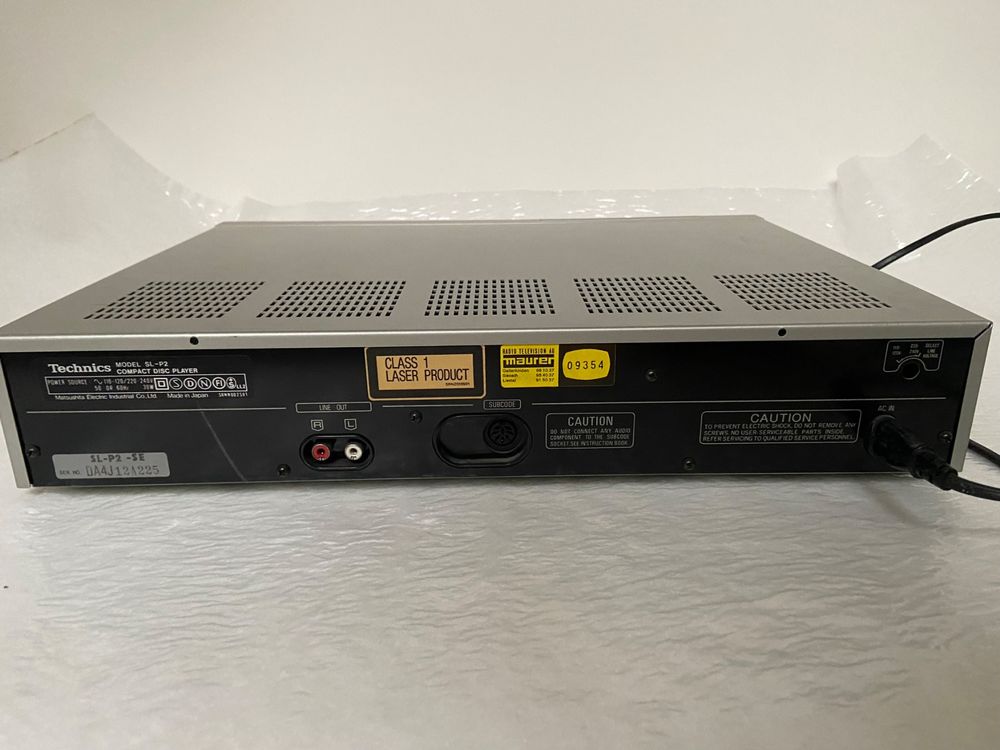 Technics SL-P2 Vintage HiFi CD Player / Spieler (Gebraucht) in Zürich ...