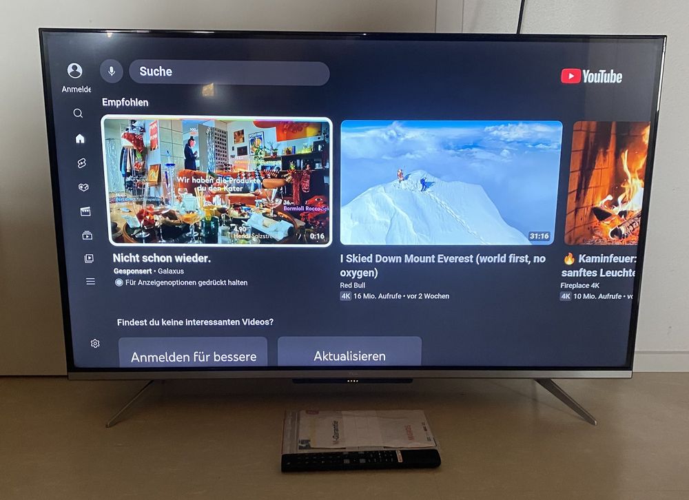 43" UHD HDR 4K Android Smart-Fernseher TCL 43P725 (Gebraucht) in ...