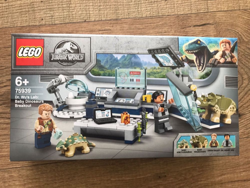 Lego jurassic world 75939 dr wu’s lab: baby dino breakout | Kaufen auf ...