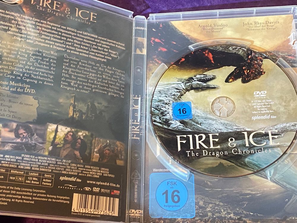 FIRE & ICE The Dragon Chronicles DVD original (Gebraucht) in Zuerich für CHF 4 – mit Lieferung ...