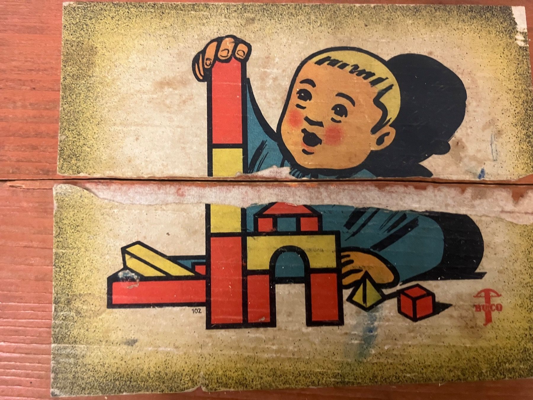 BUCO Holzbaukasten Vintage Retro 50er Jahre Spielzeug (Gebraucht) in ...