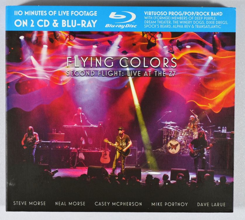 CD: FLYING COLORS - Second Flight: Live At Z7 (2CD & B.RAY) (Neu ...