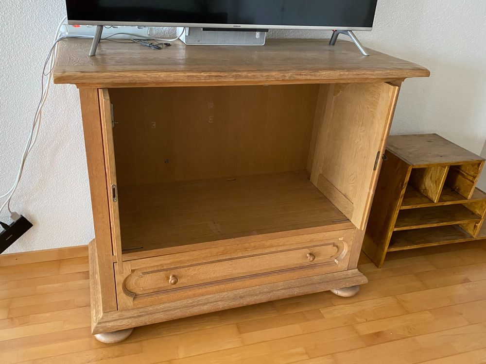Wunderschãne Fernsehschrank Eiche Rustikal Bilder