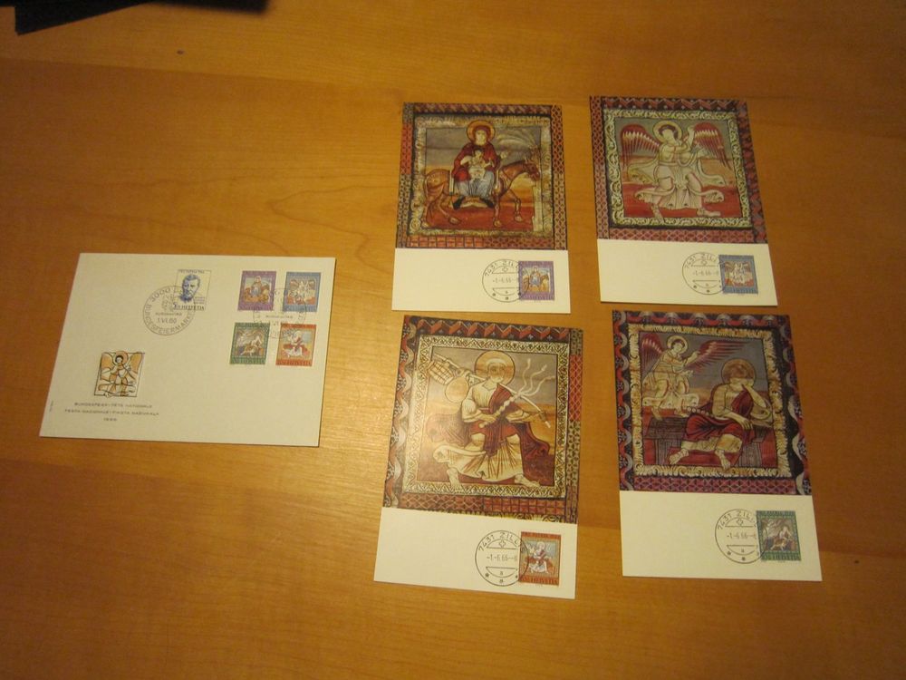 PP 1966 FDC Serie und Maximumkarten Stempel Zillis | Kaufen auf Ricardo