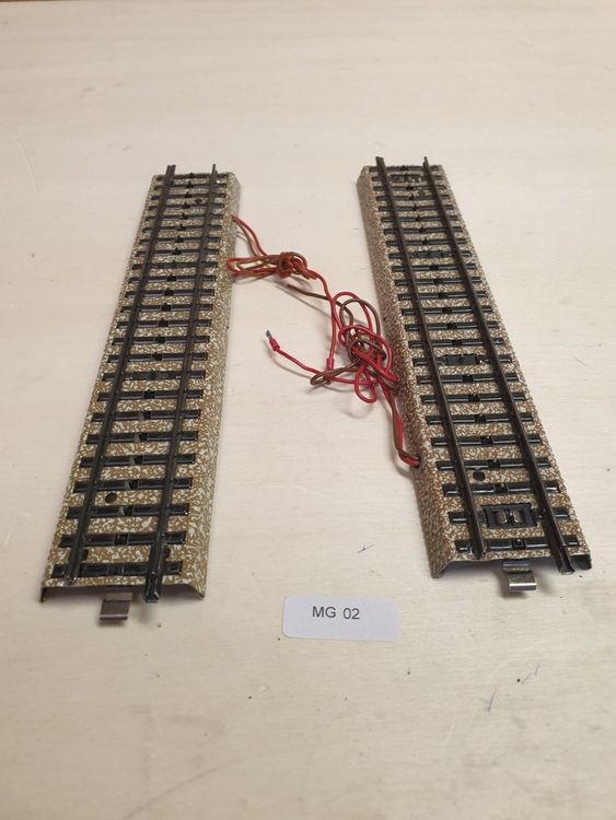 Märklin 5106 - 2 Anschlussgleise Eigenbau - L 180 mm (Gebraucht) in für ...