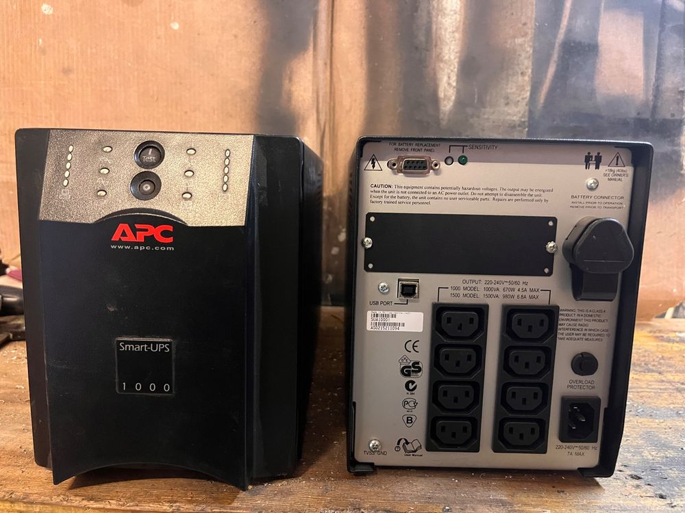 2. Stück USV Anlage Smart-UPC1000 (Gebraucht) in Oberrickenbach für CHF ...