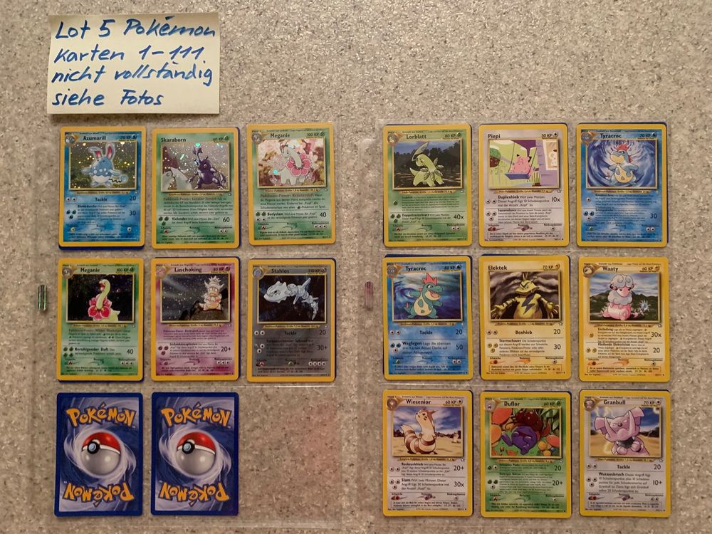 Pokémon Karten Sammlung | Kaufen auf Ricardo