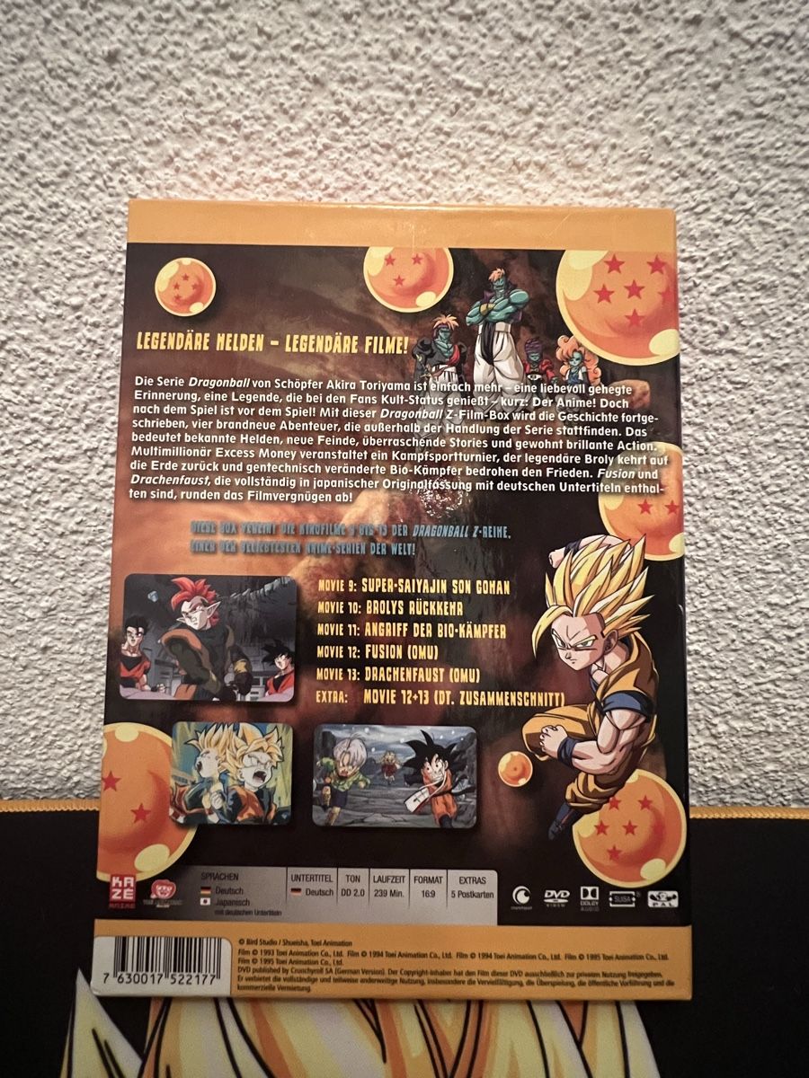 Dragon Ball Z Movies 9–13 DVD Box deutsch (Gebraucht) in Roggwil BE für ...