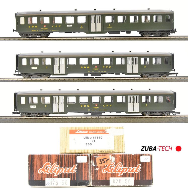 3x Liliput Leichtstahlwagen SBB H0 GS mit OVP | Kaufen auf Ricardo