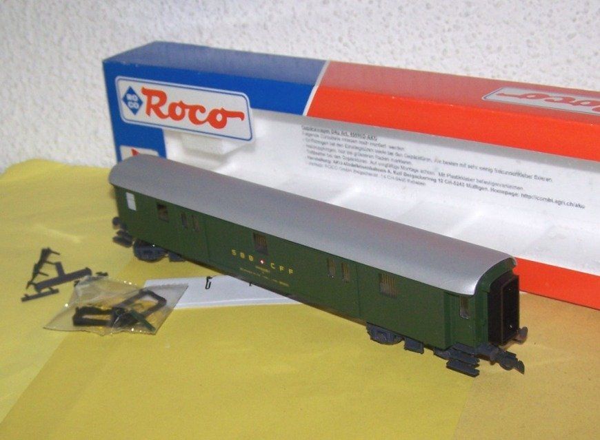 AKU Roco 45099D Gepäckwagen 92-33 002-3, Schweizer SOSE, OVP | Kaufen ...