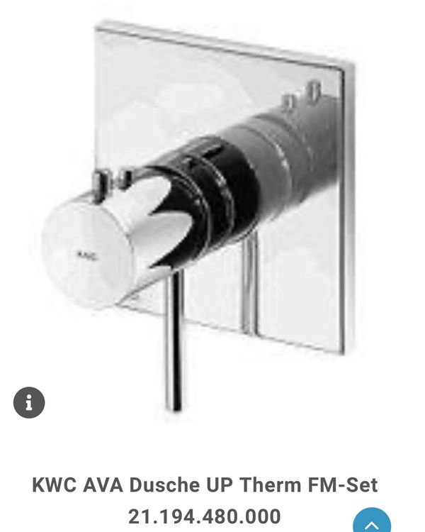 KWC Dusche UP Thermostat FM-Set chromeline neu NP Fr. 125.- (Neu und originalverpackt) in Aarau ...