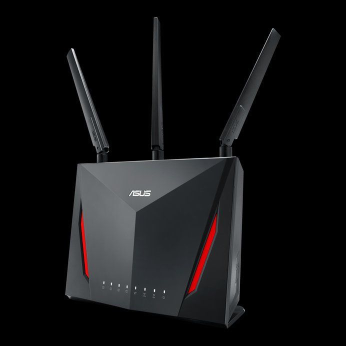 ASUS AC2900 RT-AC86U Dual Band Gigabit Router mit MU-MIMO (Gebraucht ...