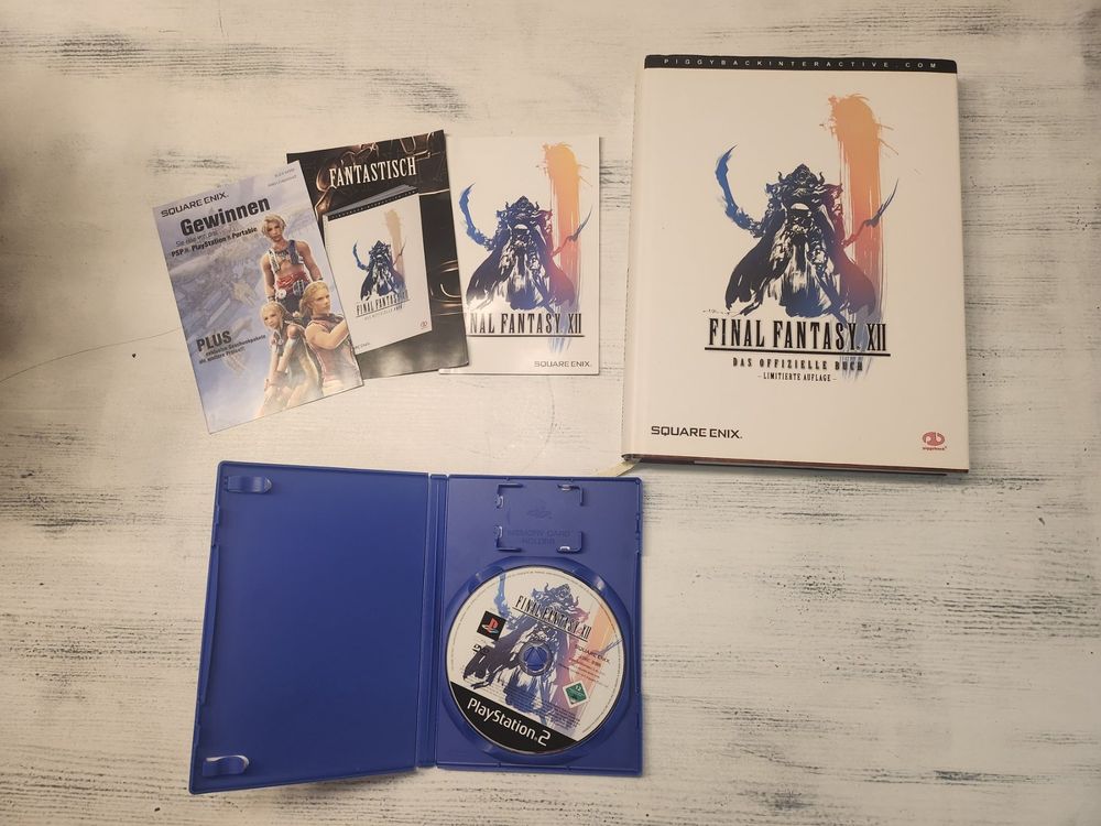 Final Fantasy XII 12 für Playstation 2 ps2 mit limitiertem (Gebraucht ...