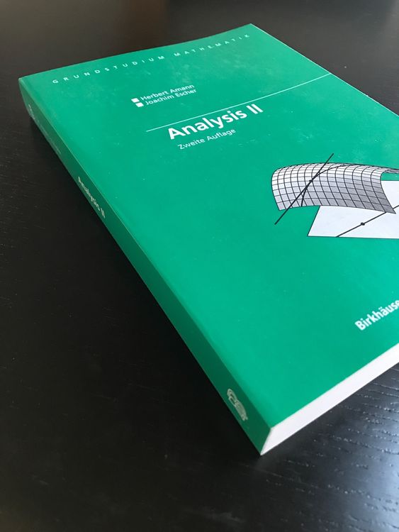 Analysis II (Gebraucht) in Luzern für CHF 40 – mit Lieferung auf ...