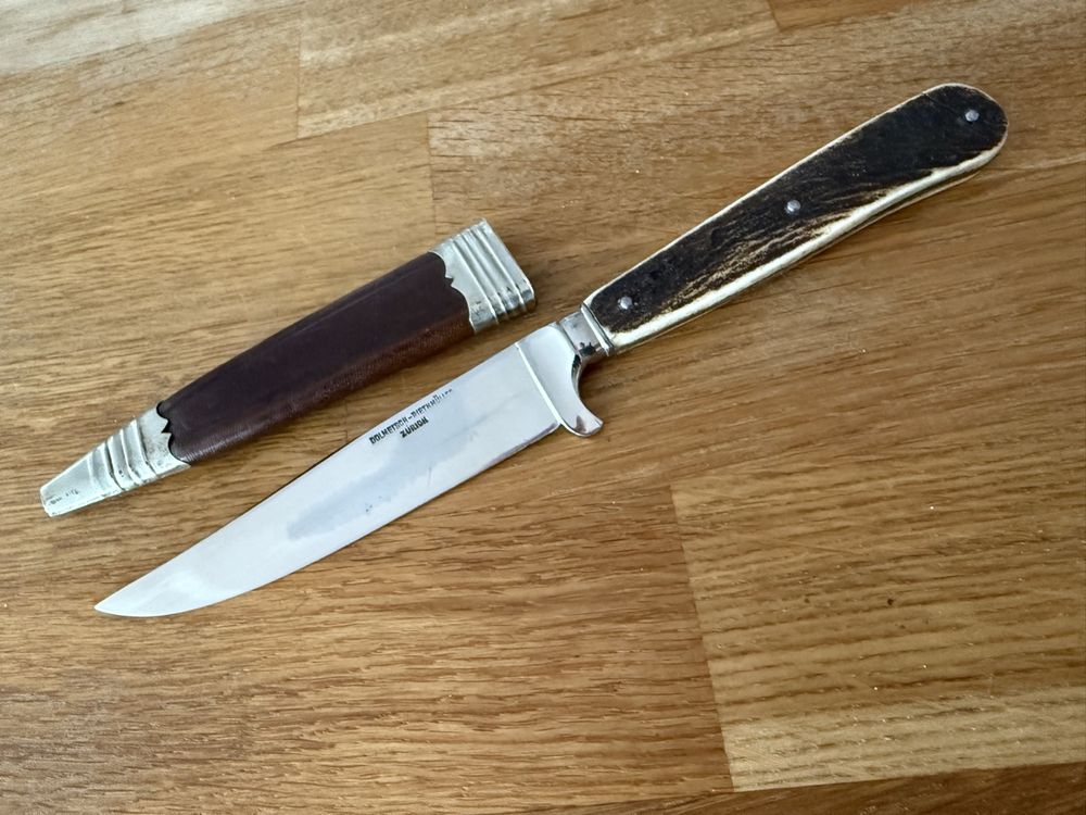 Dolmetsch Rietmüller Schweizer Jagdmesser Altes Messer (Gebraucht) in ...