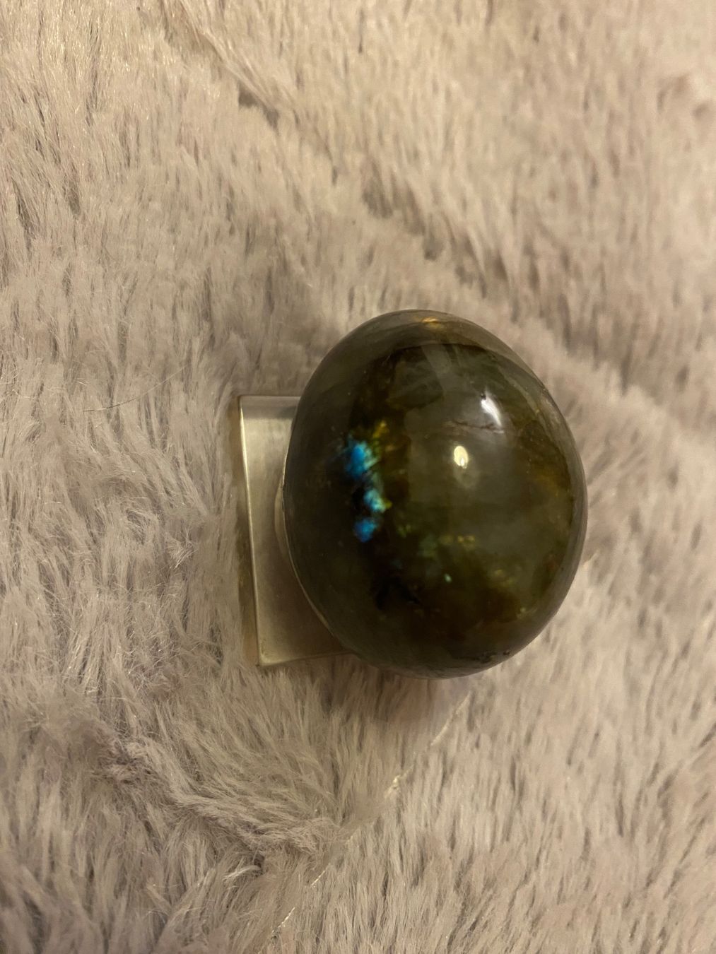 Mondstein Labradorit dunkel Ei 3,7 cm Echter Edelstein Kugel (Neu ...