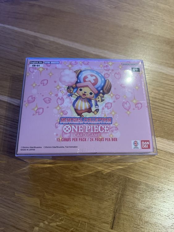 One Piece EB01 Memorial Collection Booster Box EN Sealed (Neu und ...