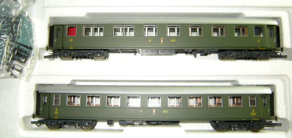 Roco 43982 SBB Ce 6/8 II Krokodil, Gotthard 3 Wagen Set, AC (Neu (gemäss Beschreibung)) in ...