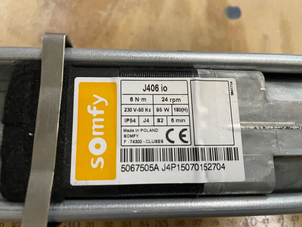 Storenmotor, Motor Rolladen / Lamellen SOMFY J406 iO (Gebraucht) in Effretikon für CHF 50 – nur ...